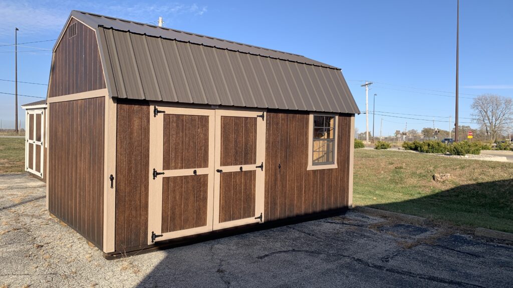 10×16 Lofted Garden Shed (urethane) #7329 Rent to Own $205 RP Lumber Mt ...